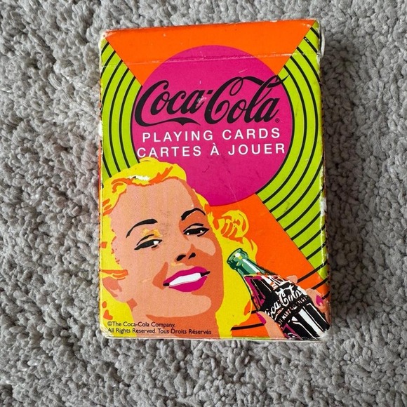 Coca Cola | Games | Vintage Coca Cola Playing Cards Deck Retro ...